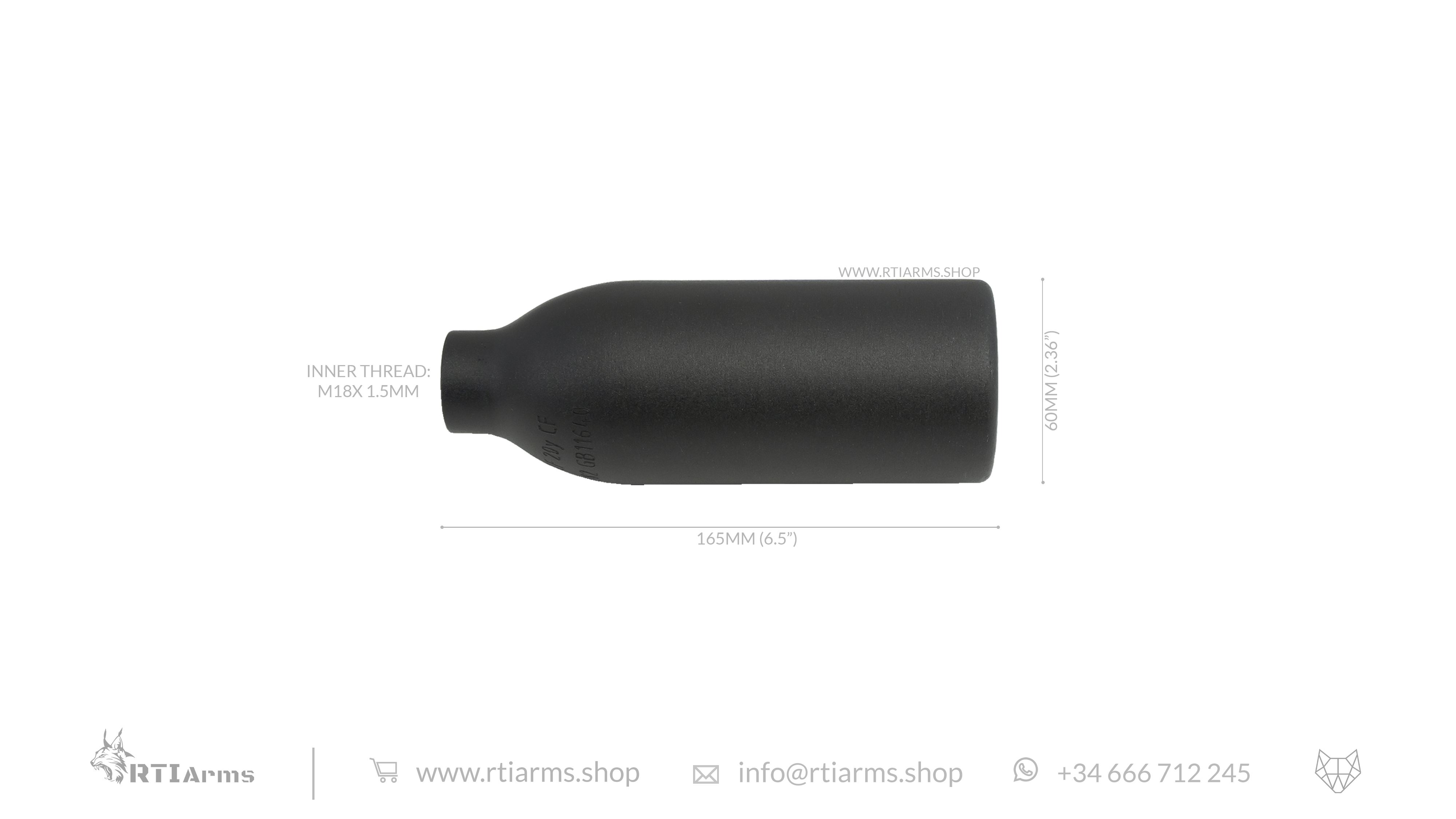 Aluminum Bottle 200cc (0.2 L) – RTI ARMS SHOP
