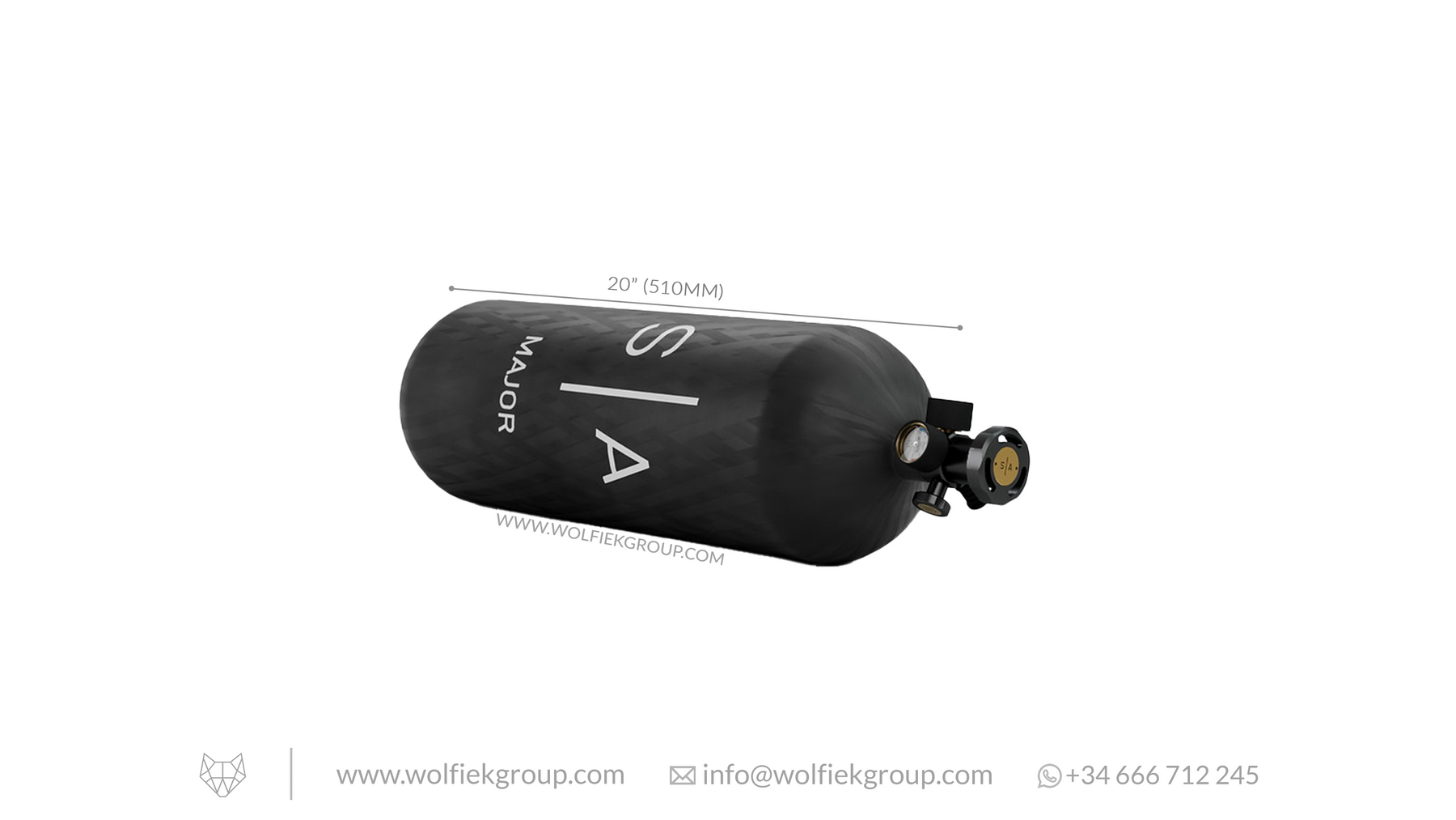 Scandinavian Arms Major PCP Air Tank (6.8L) – RTI ARMS SHOP