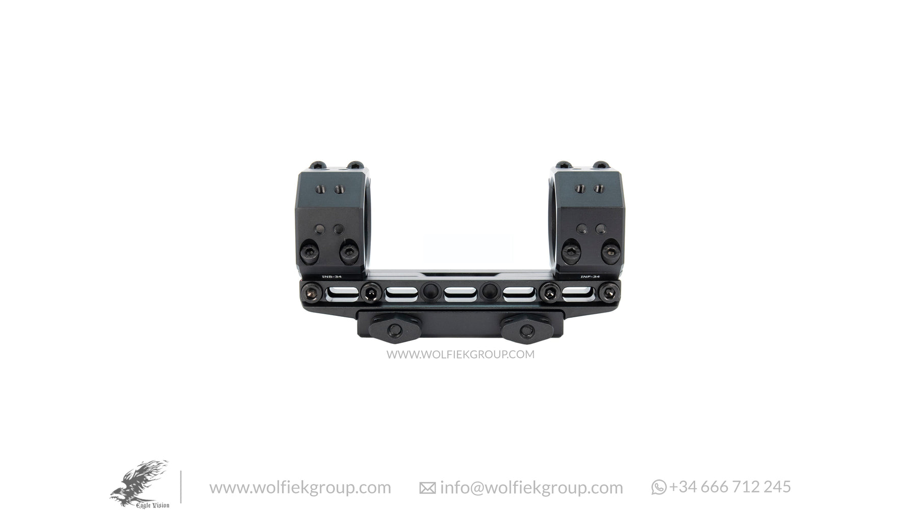 Eagle Vision One-Piece Infinity Elevation Picatinny Riflescope Mounts ...