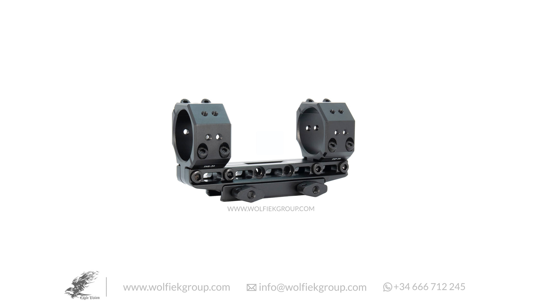 Eagle Vision One-Piece Infinity Elevation Picatinny Riflescope Mounts ...