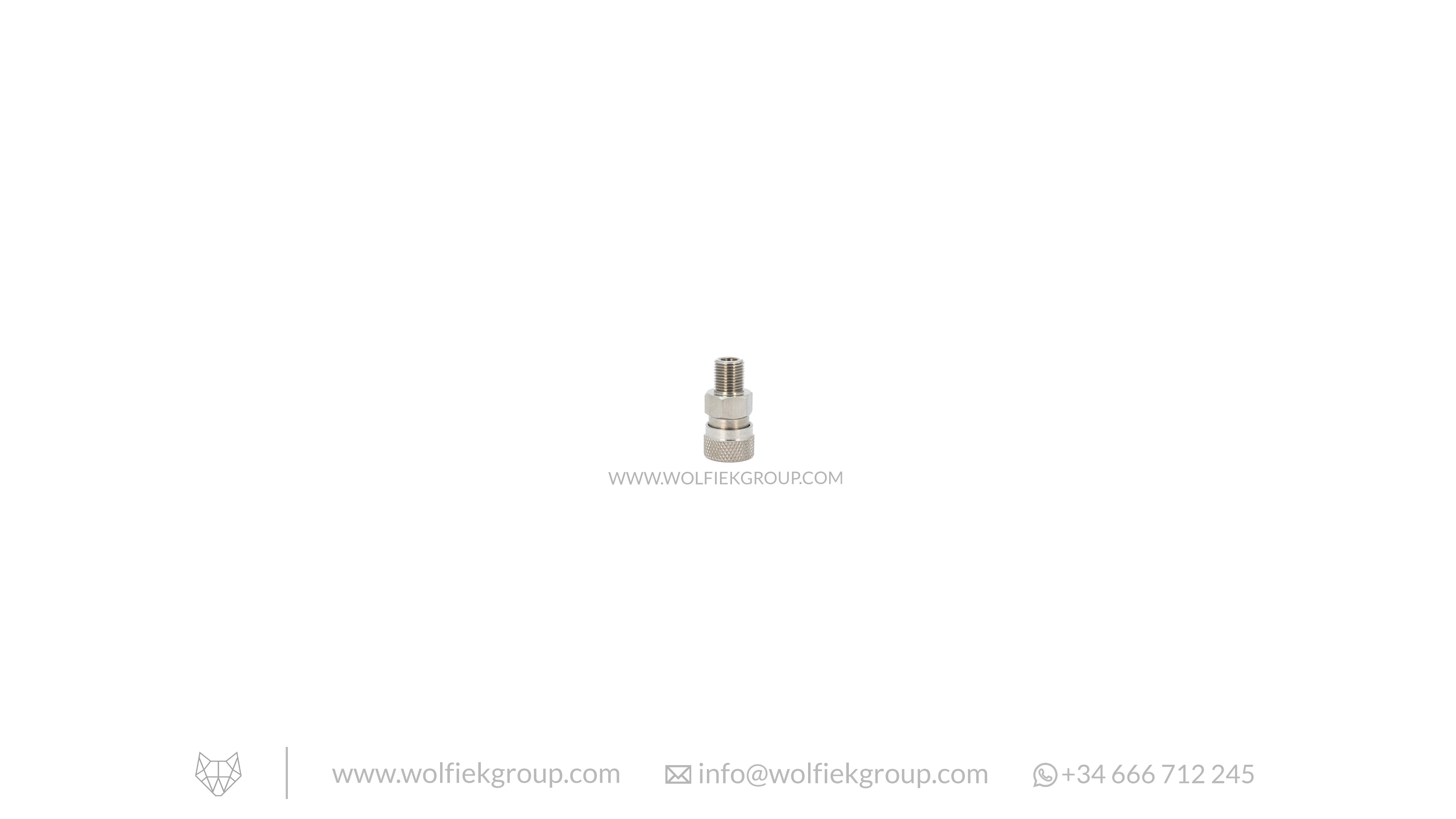 1/8 BSP Male to Foster Female Adapter - PCP Airguns – RTI ARMS SHOP